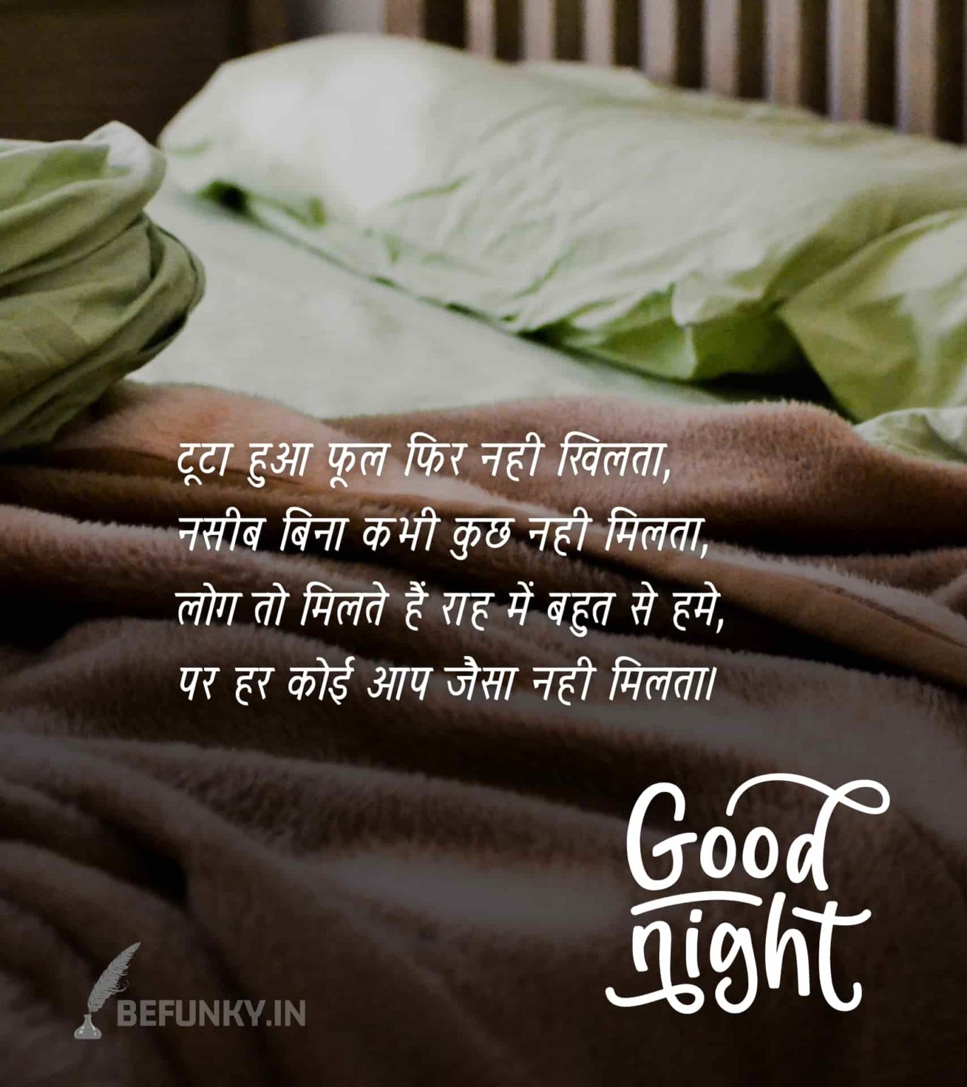 100+ Best Good Night Shayari in Hindi | Shayari Images