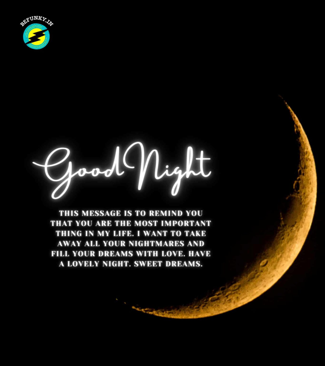 160+ Best Good Night Quotes, Images, Messages in English