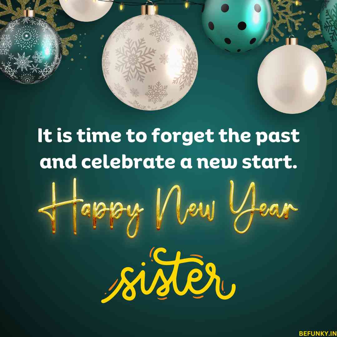 Happy New Year Wishes For Sister 2026